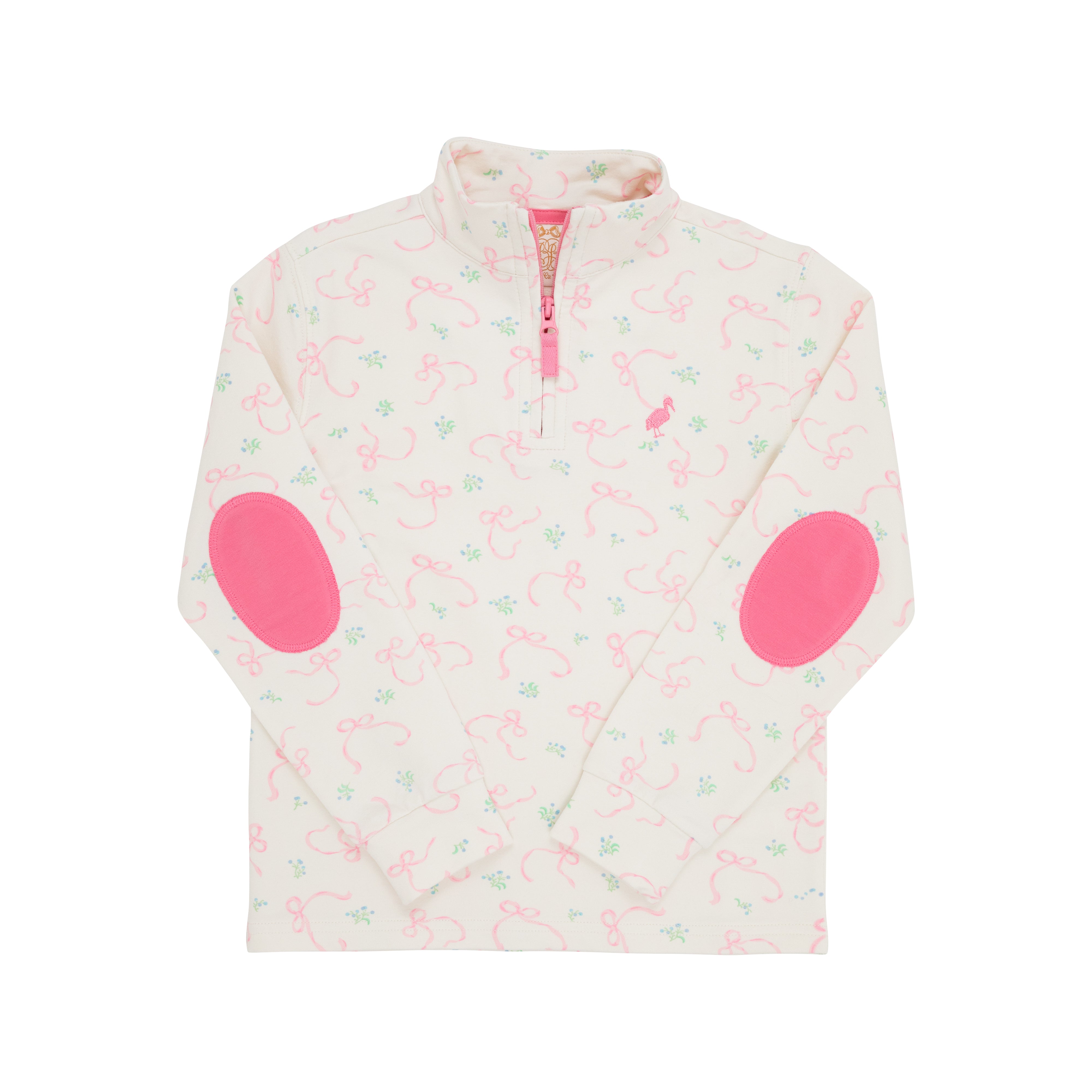 Canter Collar Half-Zip | Rambling Ribbons with Hampton Hot Pink ...