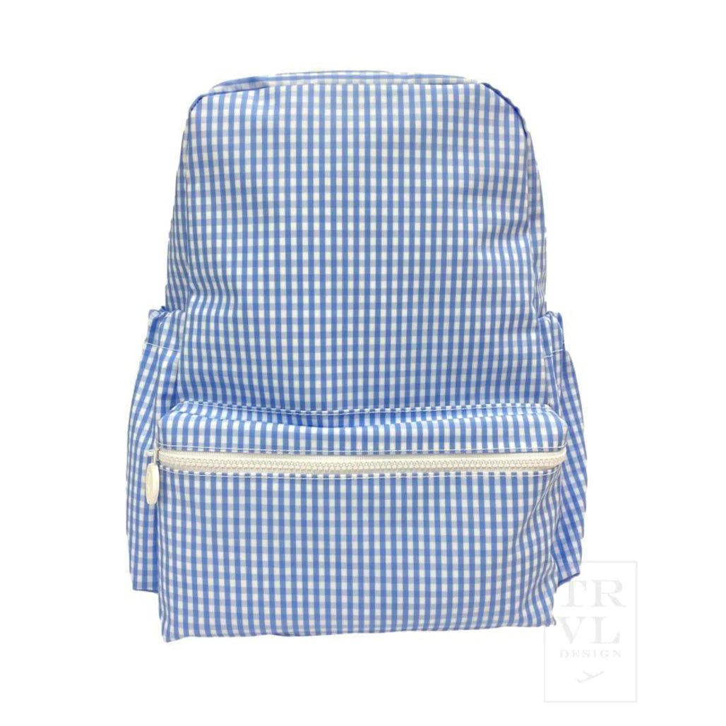Backpack Sky Blue Gingham – Seedlings Kid & Baby